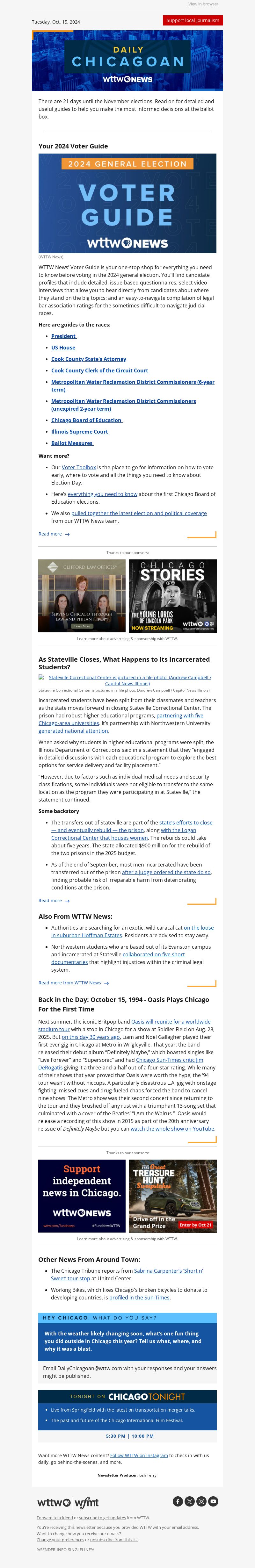 Daily Chicagoan: The WTTW News Voter Guide | Chicago News | WTTW