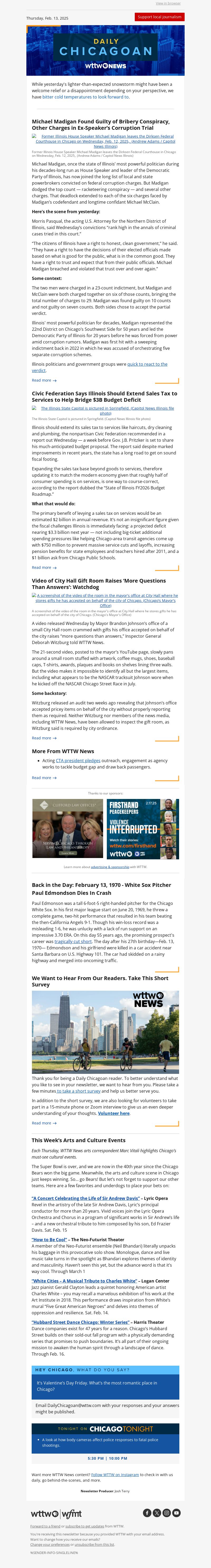 Daily Chicagoan: Explaining Michael Madigan’s Guilty Verdict | Chicago News | WTTW