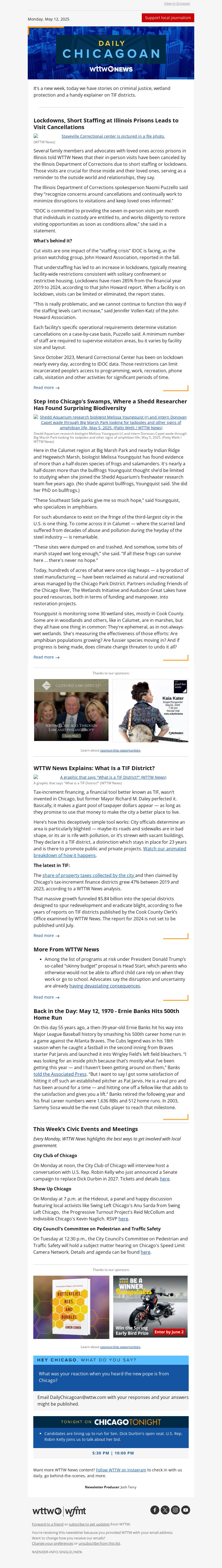 Daily Chicagoan: Why Chicago's Swamps Are Thriving | Chicago News | WTTW