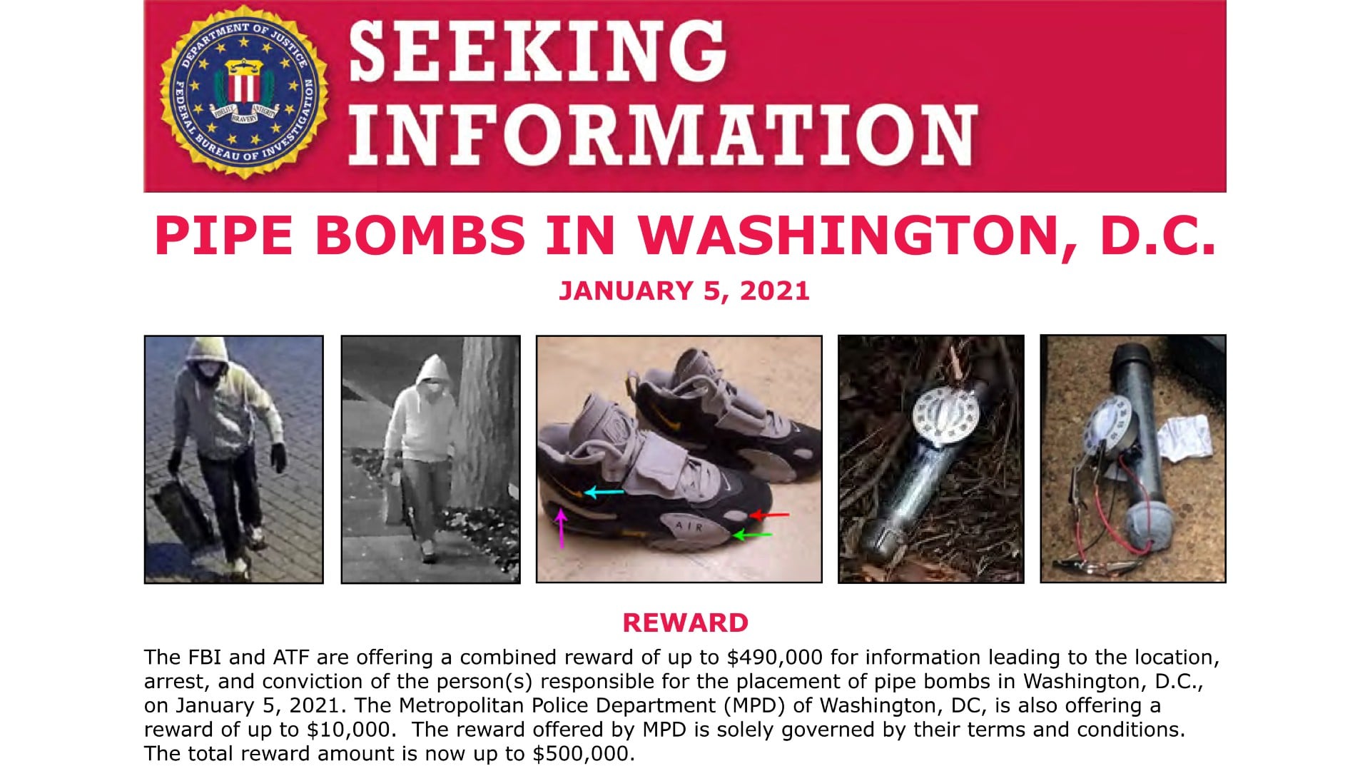 FBI Releases New Video of a Suspect Planting a Pipe Bomb Near DNC ...
