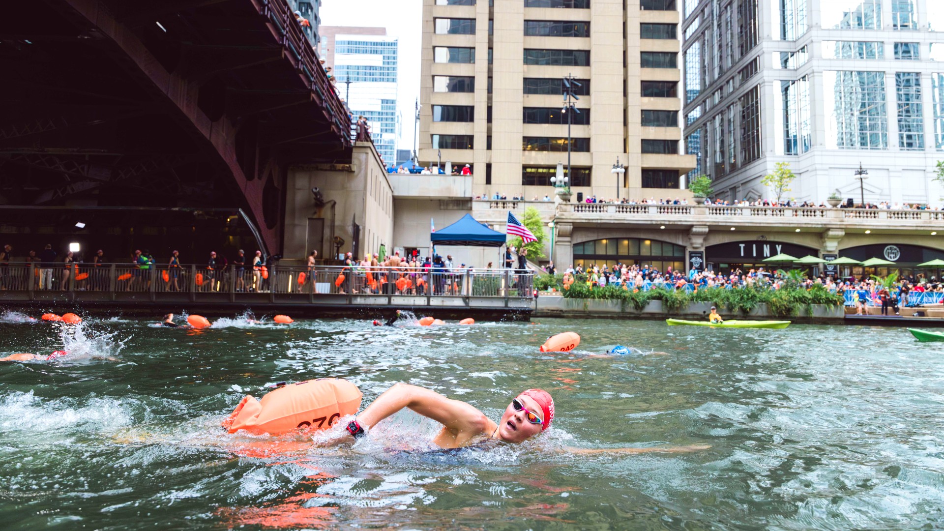After Inaugural Splash, Chicago River Swim Coming Back for Second Year ...
