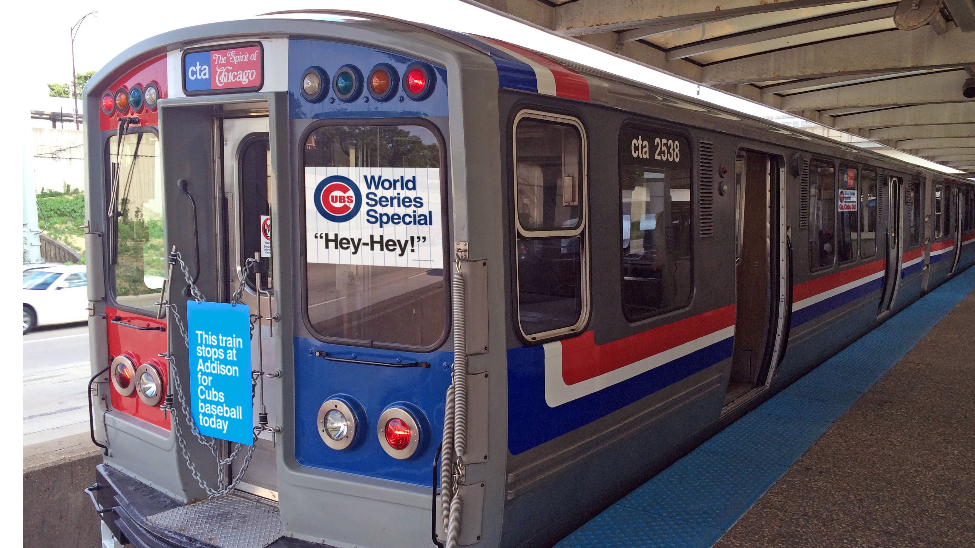 CTA to Roll Out Vintage Train Cars for Cubs World Series Games ...