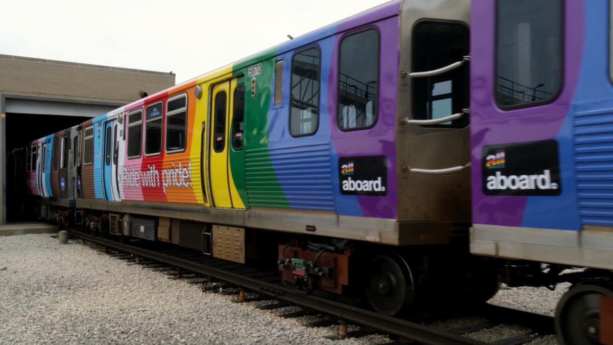 CTA Unveils New Pride Train Design in Celebration of LGBTQ+ Pride Month ...