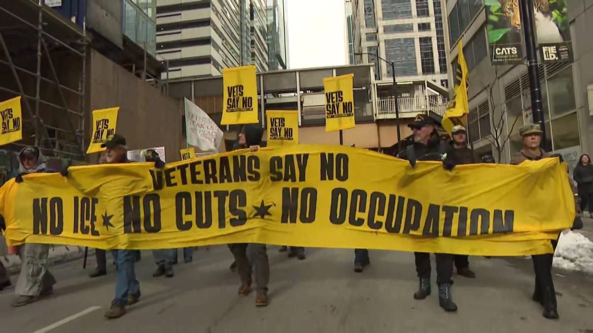 Chicago-Area Veterans Speak Out Against Trump, Immigration Raids During ...