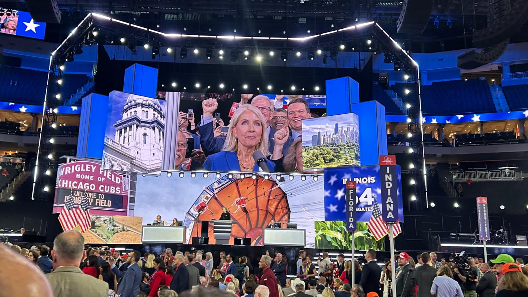 RNC Live Blog, Day 1: Trump Makes Appearance at Convention; Vance VP ...