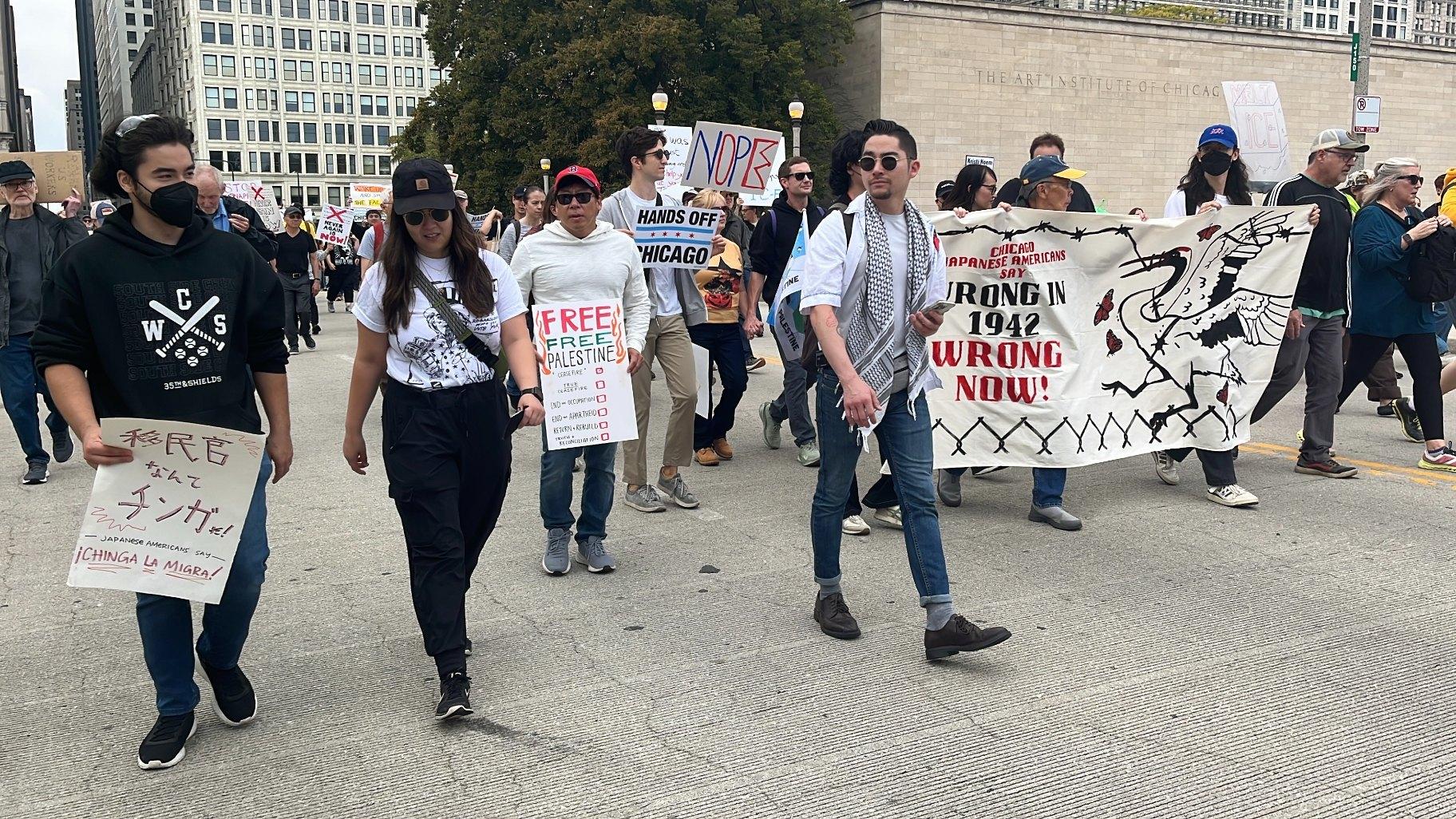 Chicago’s Anti-Trump ‘No Kings’ Protest Fills Downtown Streets With ...