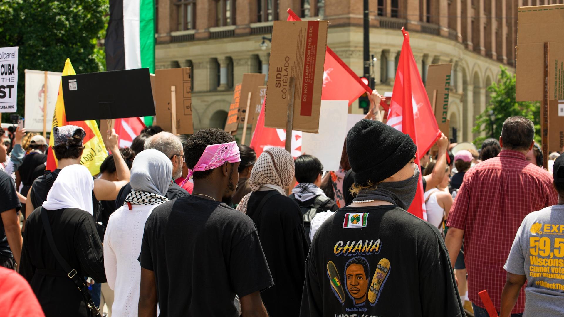 ‘We’re Not Going Back to That’: Chicagoans Join First Major RNC Protest ...