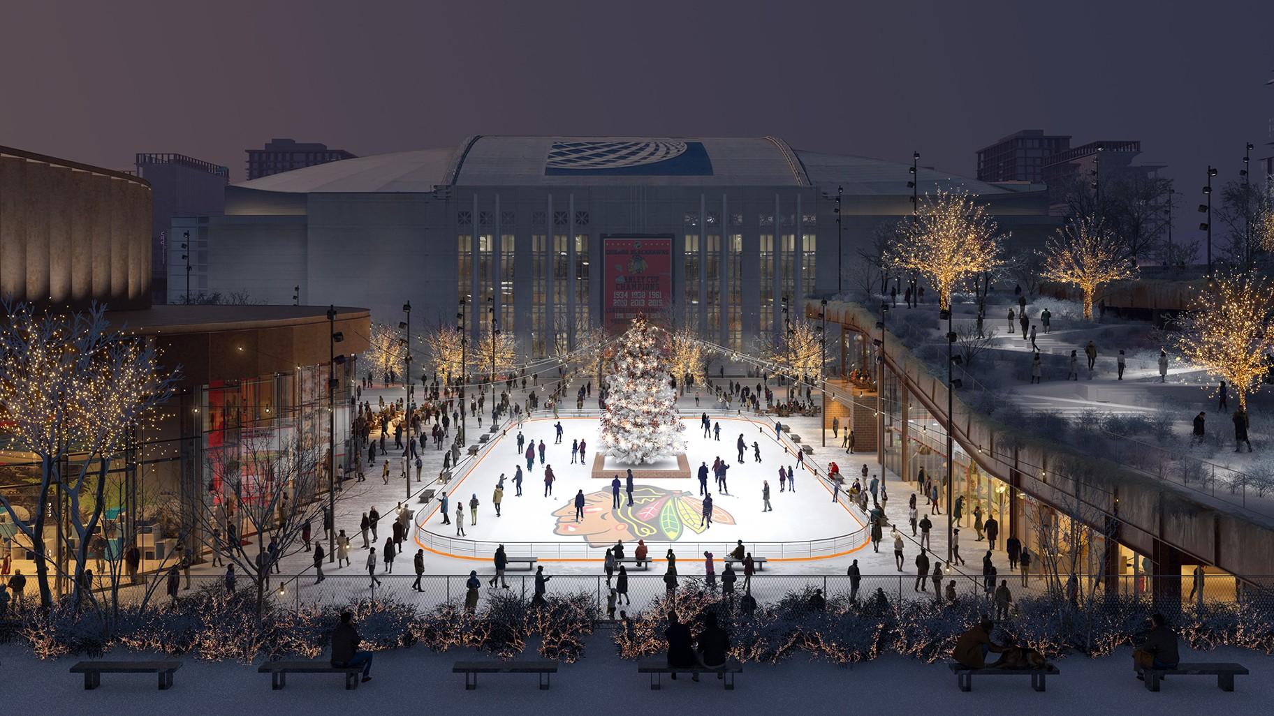 United Center Owners Unveil $7B Proposal to Redevelop Area Surrounding ...