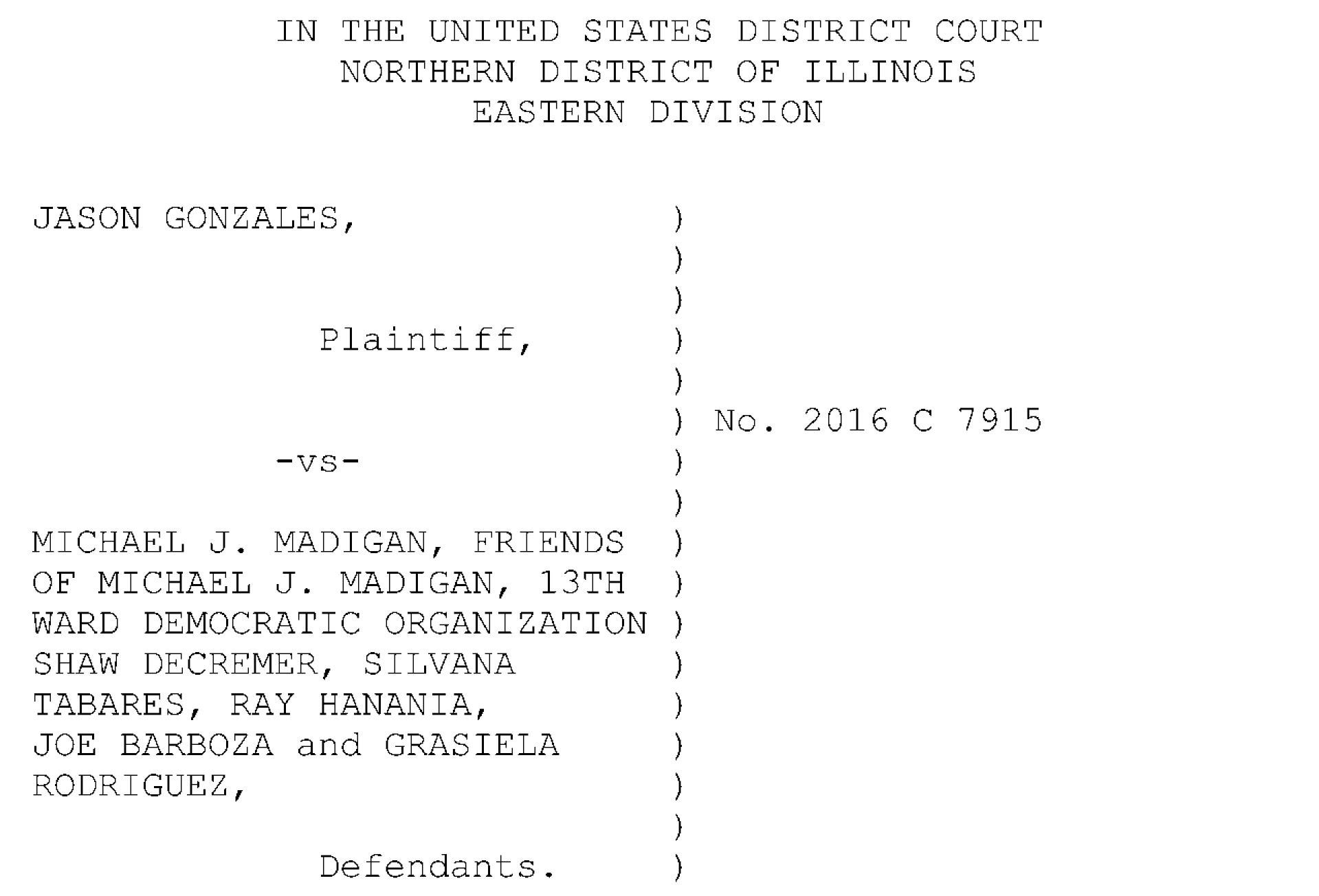 13 Revelations from House Speaker Michael Madigan’s Deposition ...