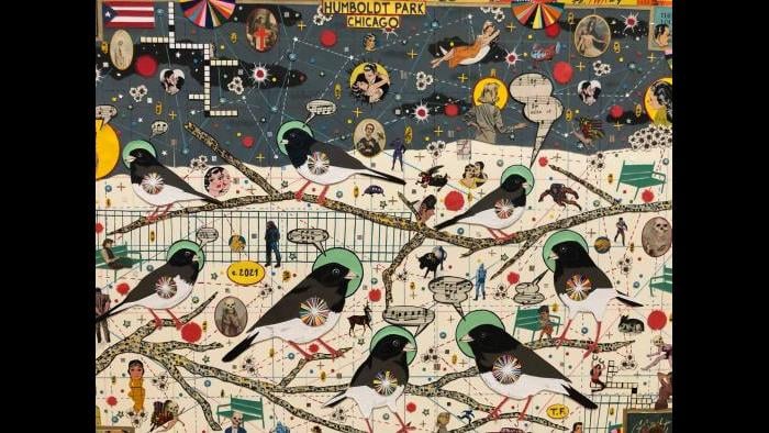 Artist Tony Fitzpatrick’s Final Museum Show Fuses Nature with Urban ...